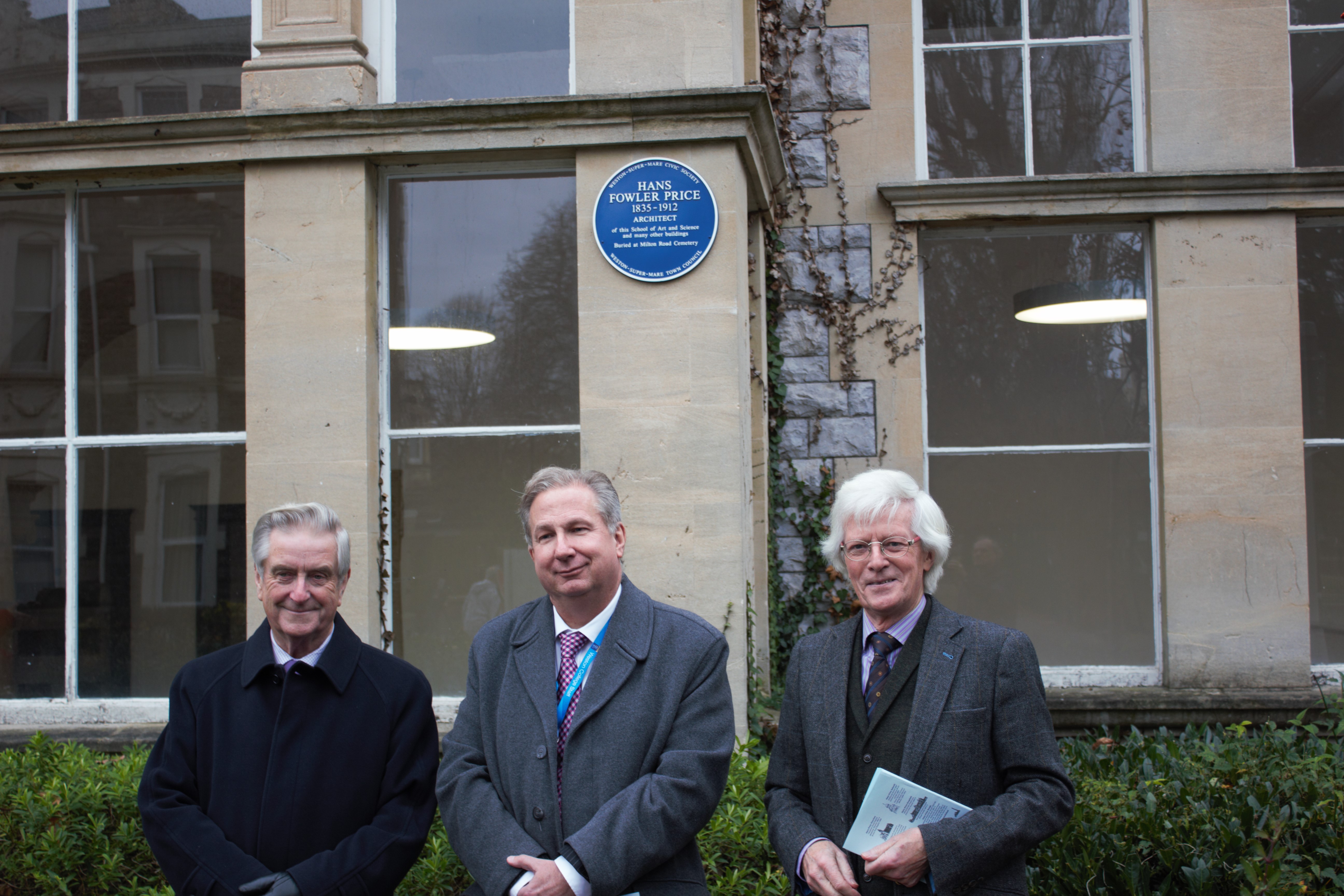 A plaque dedicated to Hans Fowler Price | Weston College