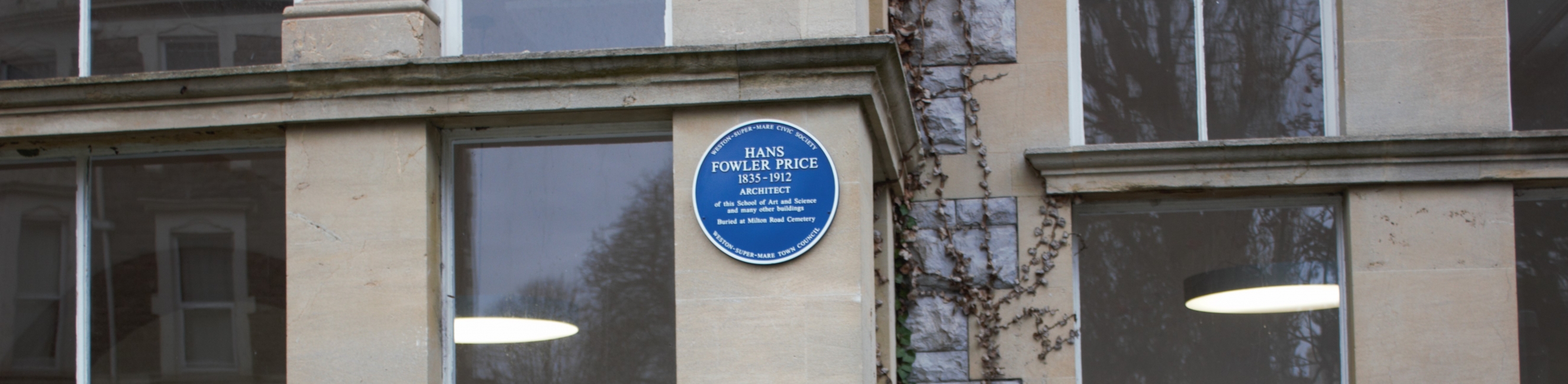 A plaque dedicated to Hans Fowler Price | Weston College